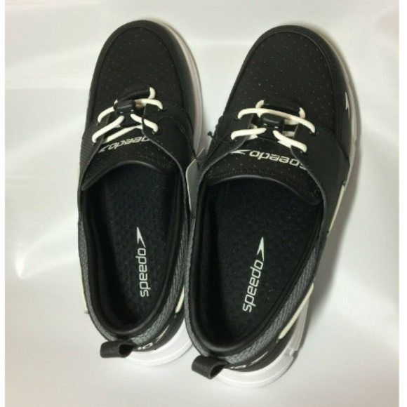 Speedo | Shoes | Womens Speedo Water Boat Shoes In Black Size 6 | Poshmark